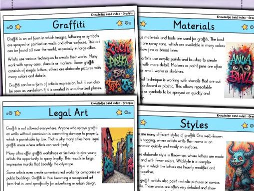 Graffiti - Flashcards | Art | Urban Culture | Techniques & Iconic ...
