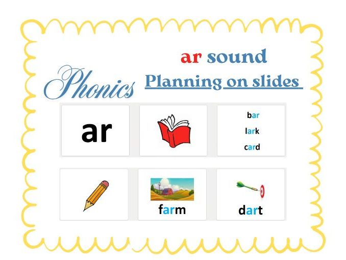 Year 1 Phonics ar sound Full Lesson | Teaching Resources