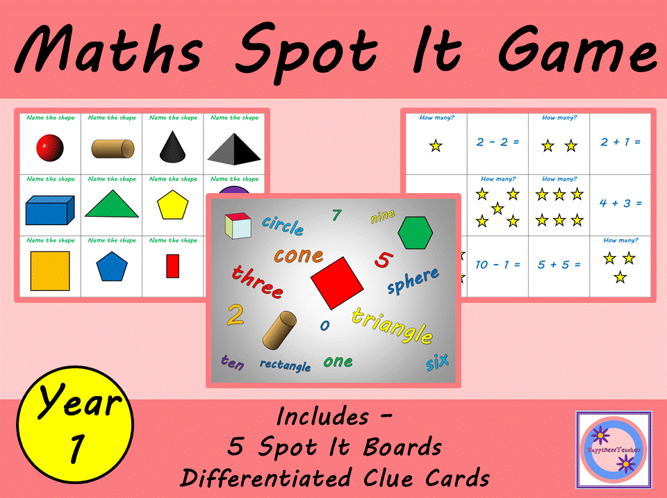 Maths Game Year 1 Teaching Resources