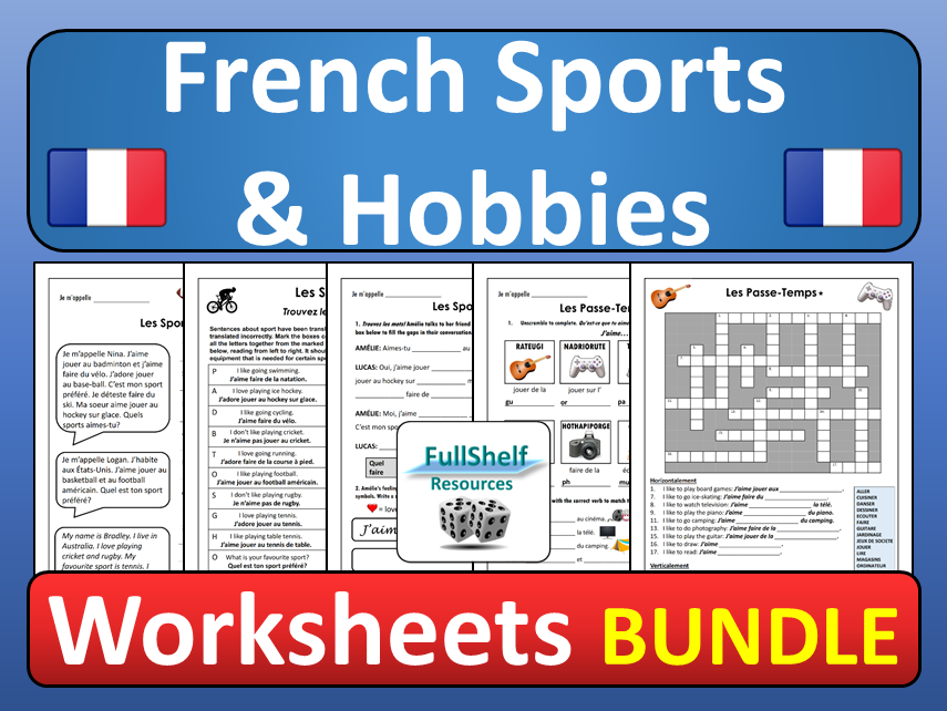 Secondary French resources: media and leisure