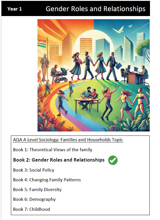 A Level Sociology - Families & Households: GENDER ROLES - booklet ...