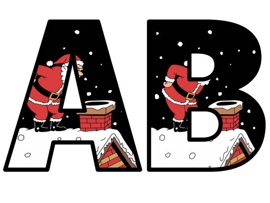 Santa Go Down the Chimney Book Mac Barnett New Lettering Set Display ...
