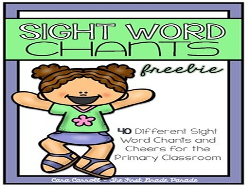 Sight Word Chants & Cheers Freebie | Teaching Resources