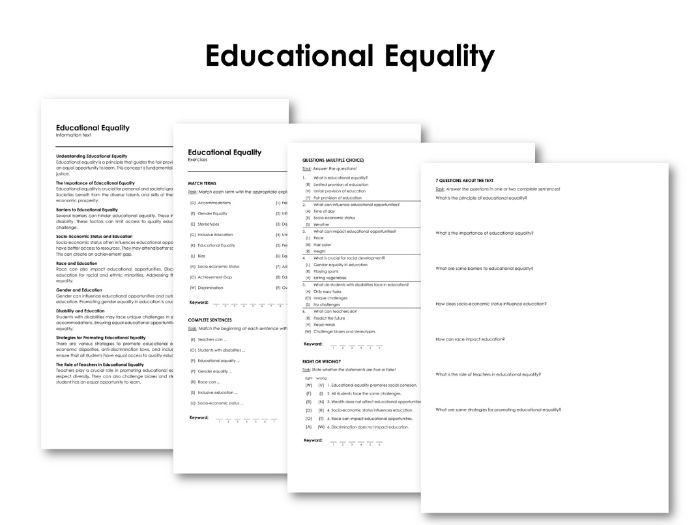 Educational Equality.docx | Teaching Resources