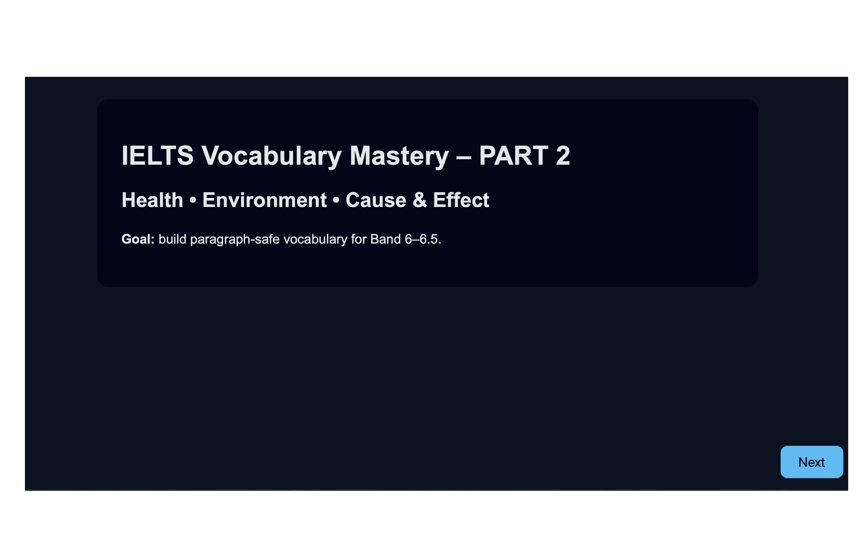 IELTS Vocabulary Mastery for Students with Dyslexia – PART 2 | Teaching ...