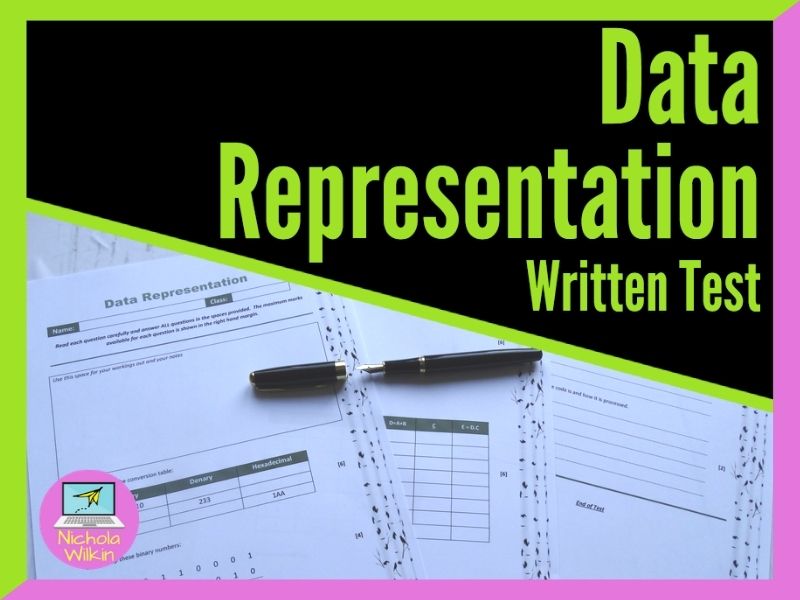 Data Representation Test | Teaching Resources