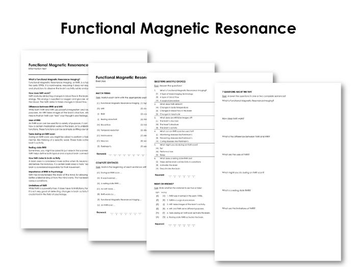Functional Magnetic Resonance | Teaching Resources