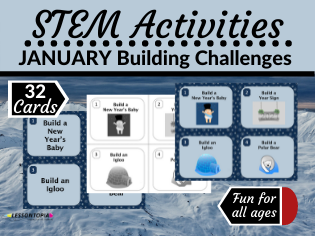 STEM Activities: January Building Challenges | Teaching Resources
