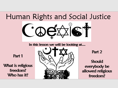 RE GCSE AQA Theme F - Human Rights and Social Justice - L2 Freedom of ...