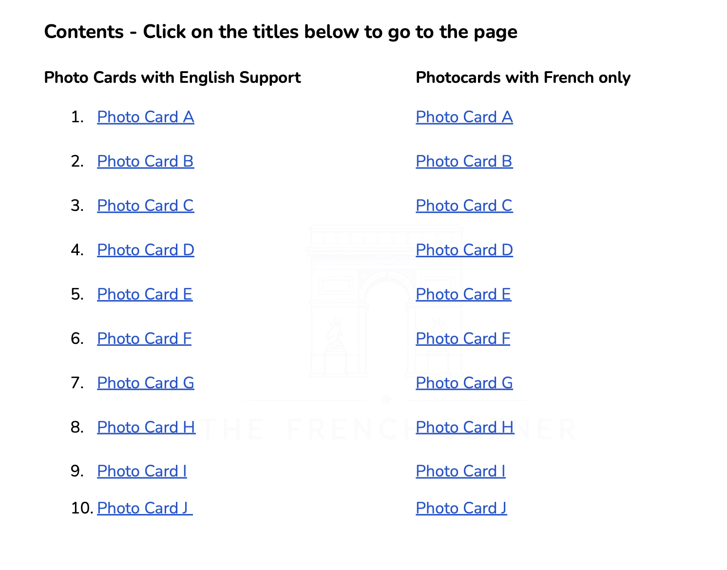 2026 AQA GCSE French Speaking Higher Tier Photo card | Teaching Resources