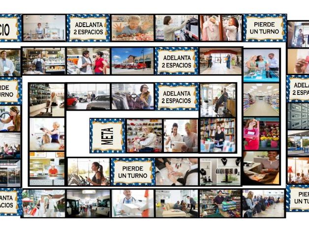 Places and Buildings 6 Spanish Photo Game Bundle | Teaching Resources