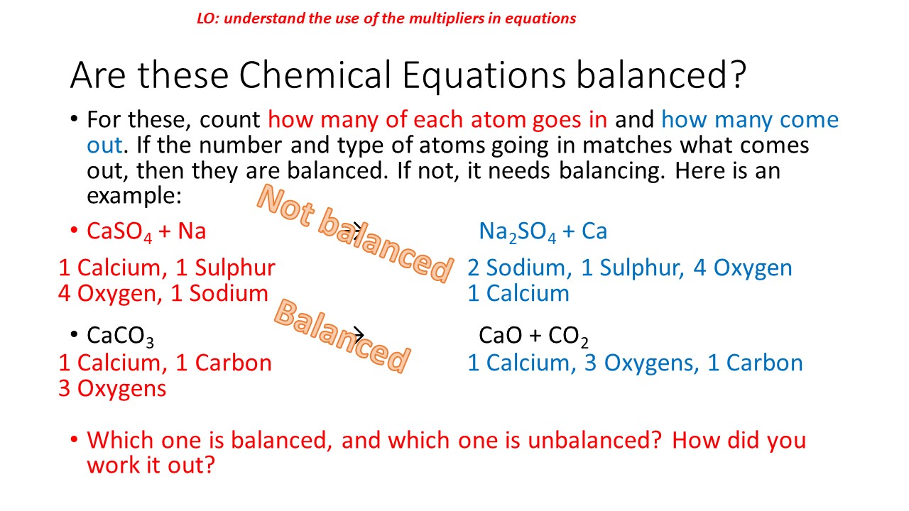 Balancing Full and Half Equations and Empirical Formula from Models ...