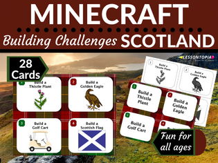 Minecraft Challenges | Scotland | STEM Activities | Teaching Resources