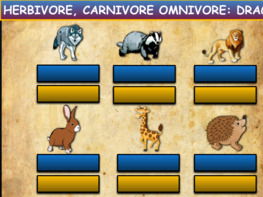 Herbivore, Omnivores & Carnivores: Drag & Drop: Google Slides ...