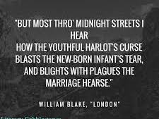 ENGLISH LITERATURE GCSE Poetry William Blake 'London' an analysis ...