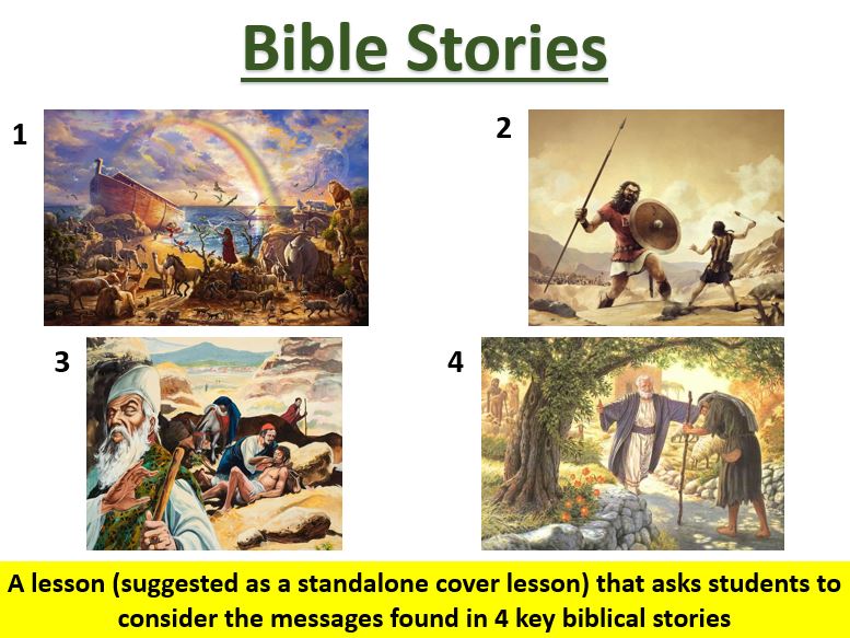 Bible Stories (Cover) Lesson | Teaching Resources