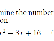 The discriminant of a quadratic equation worksheet (with solutions ...