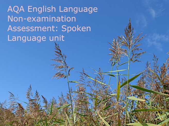 AQA English Language GCSE Non-examination Assessment: Spoken Language ...