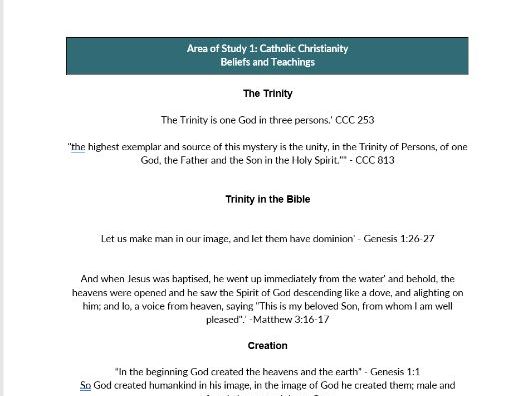 Quotes for all Topics: RE Edexcel Spec A | Teaching Resources