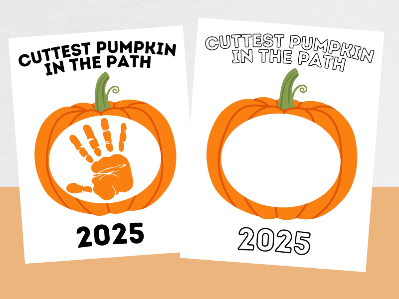 Cutest Pumpkin in the Patch Photo Craft | Fall & Halloween Keepsake ...