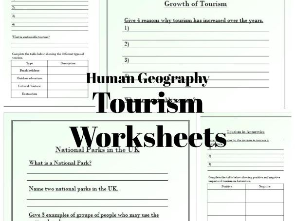 Geography Tourism Worksheets | Teaching Resources
