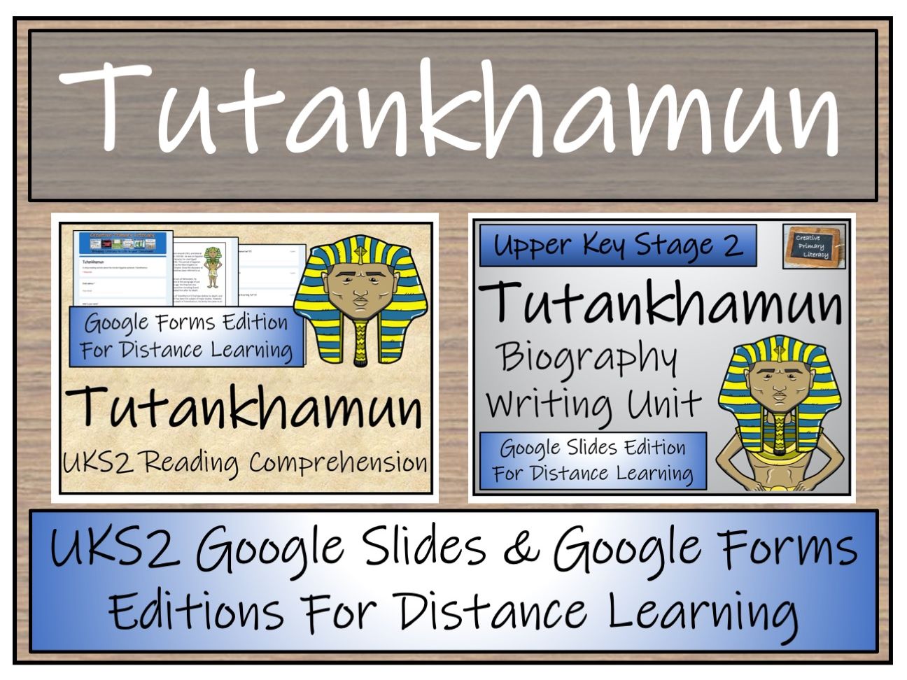 UKS2 Tutankhamun Biography & Reading Comprehension Bundle | Digital ...