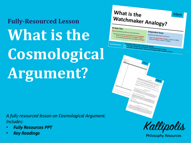 Cosmological Argument Lesson: What is the Cosmological Argument ...