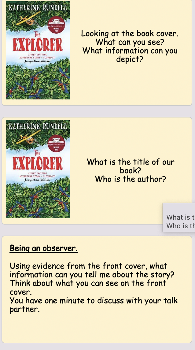 The Explorer - Katherine Rundell - Week 1 Planning | Teaching Resources