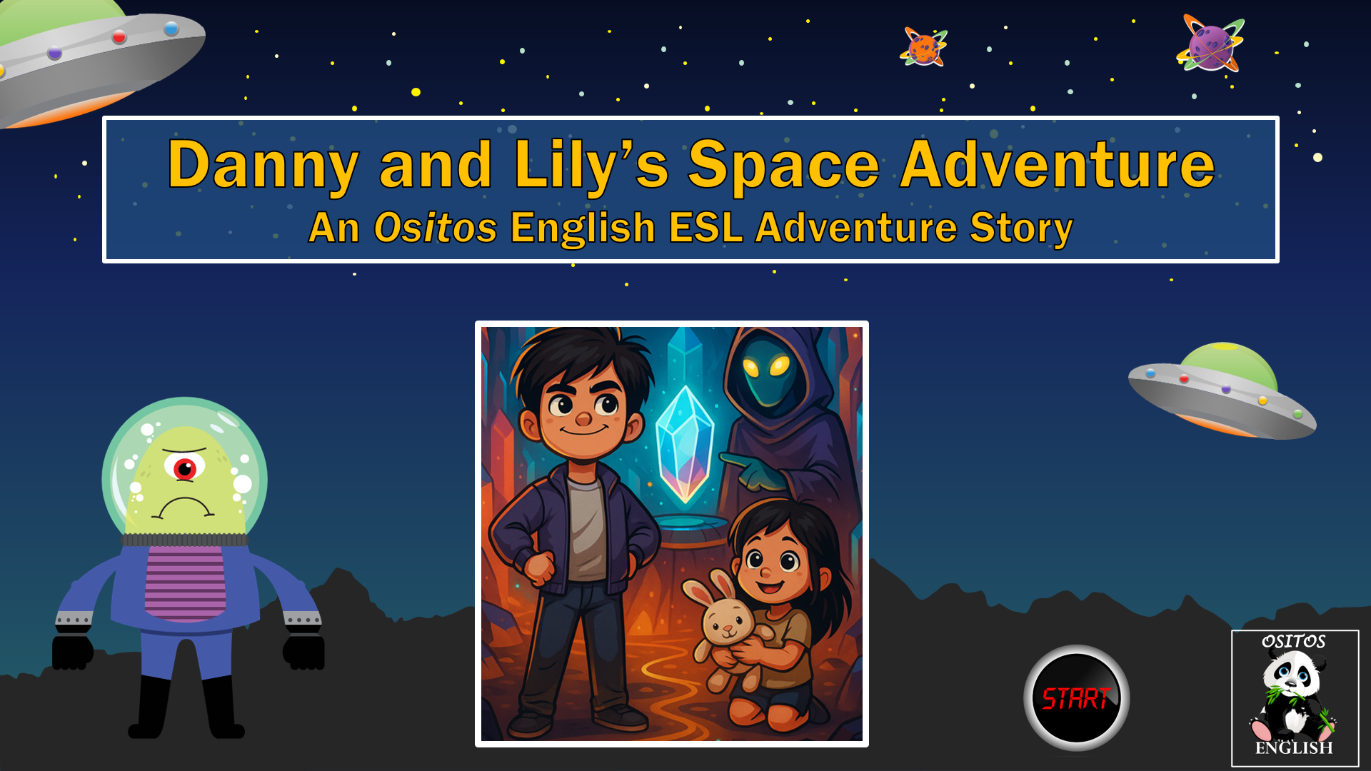 ESL Lesson for Kids: Danny and Lily's Space Adventure | Teaching Resources