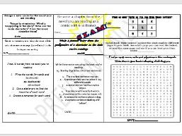 English Reading Comprehension Activity - KS2 - General Skills ...
