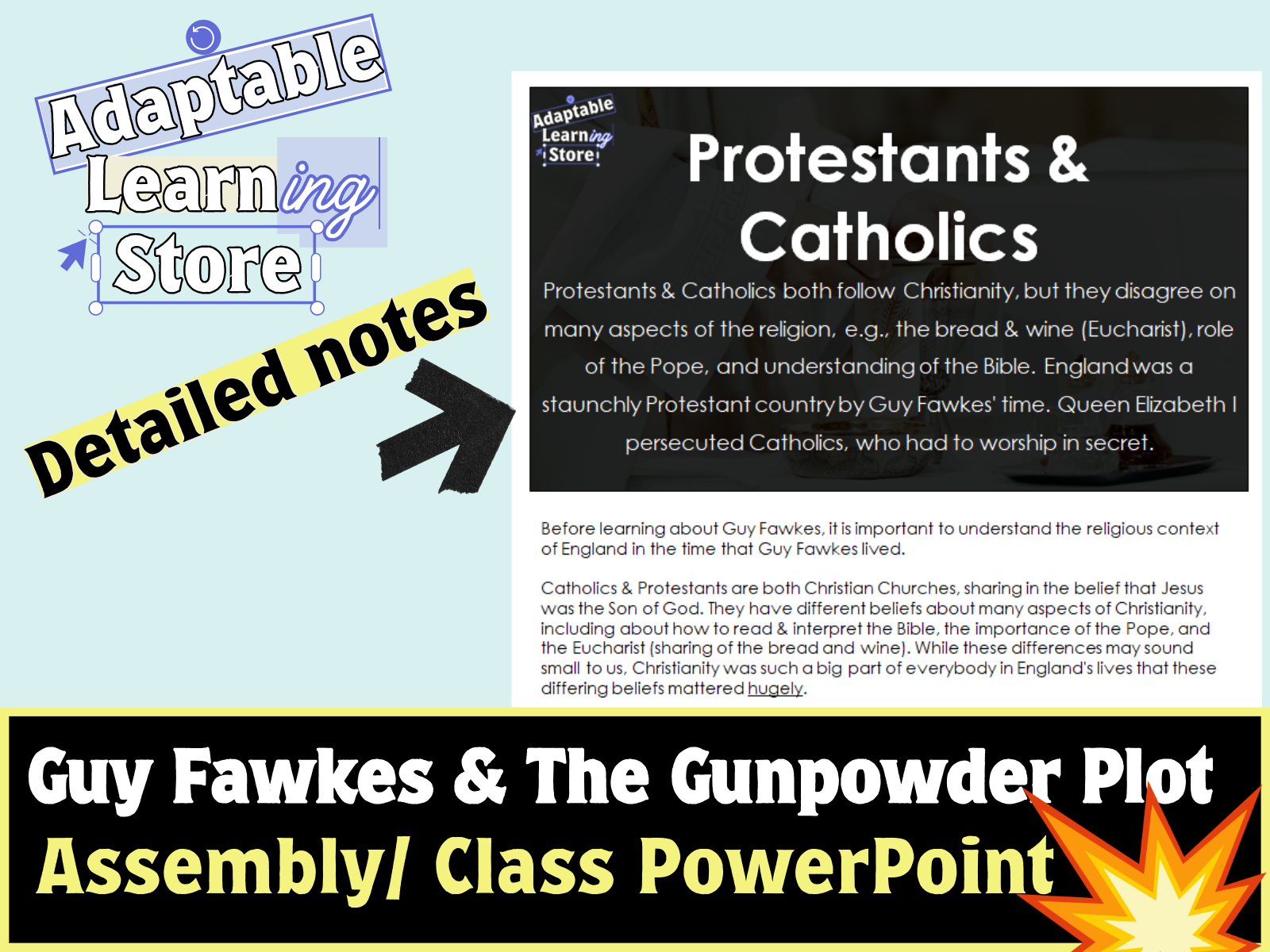 Guy Fawkes and the Gunpowder Plot Slides | Teaching Resources