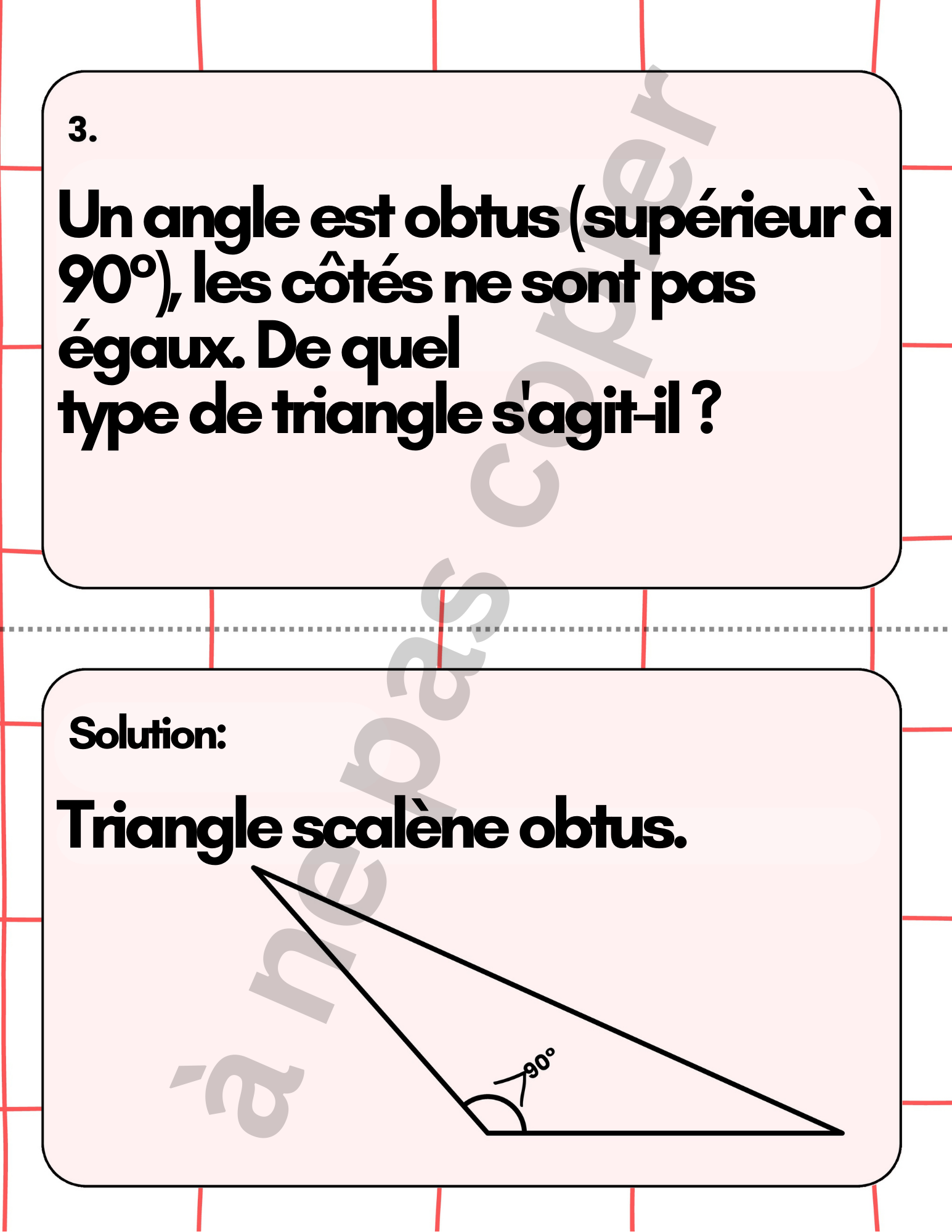 Cartes Mémo Géométrie : Classer les Triangles et Quadrilatères ...