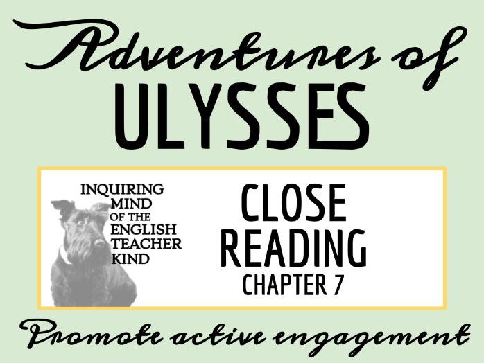The Adventures of Ulysses Close Reading Analysis Worksheets Bundle | Teaching Resources