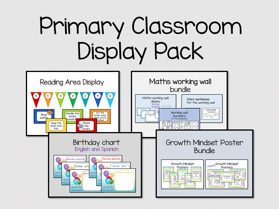 Primary Classroom Display Pack | Teaching Resources
