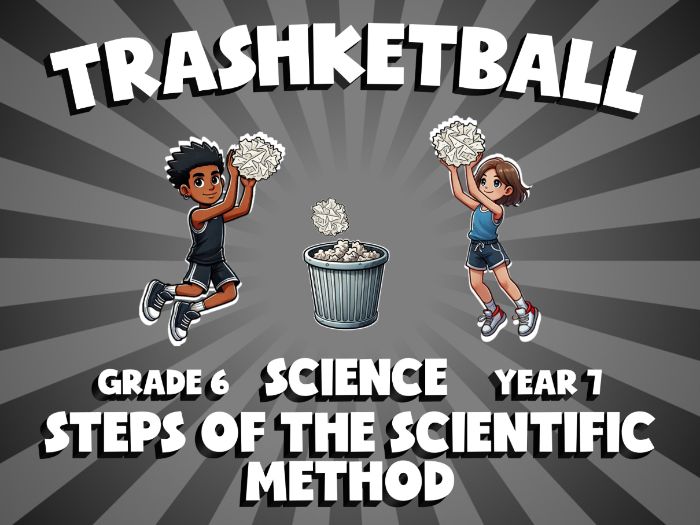 Steps of the Scientific Method TRASHKETBALL Science Game | No-Prep Year ...