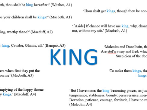 Macbeth in 7 Words | Teaching Resources