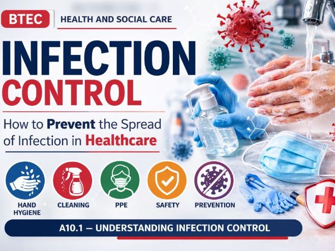 BTEC Health and Social Care A10.1 Infection Control Techniques ...