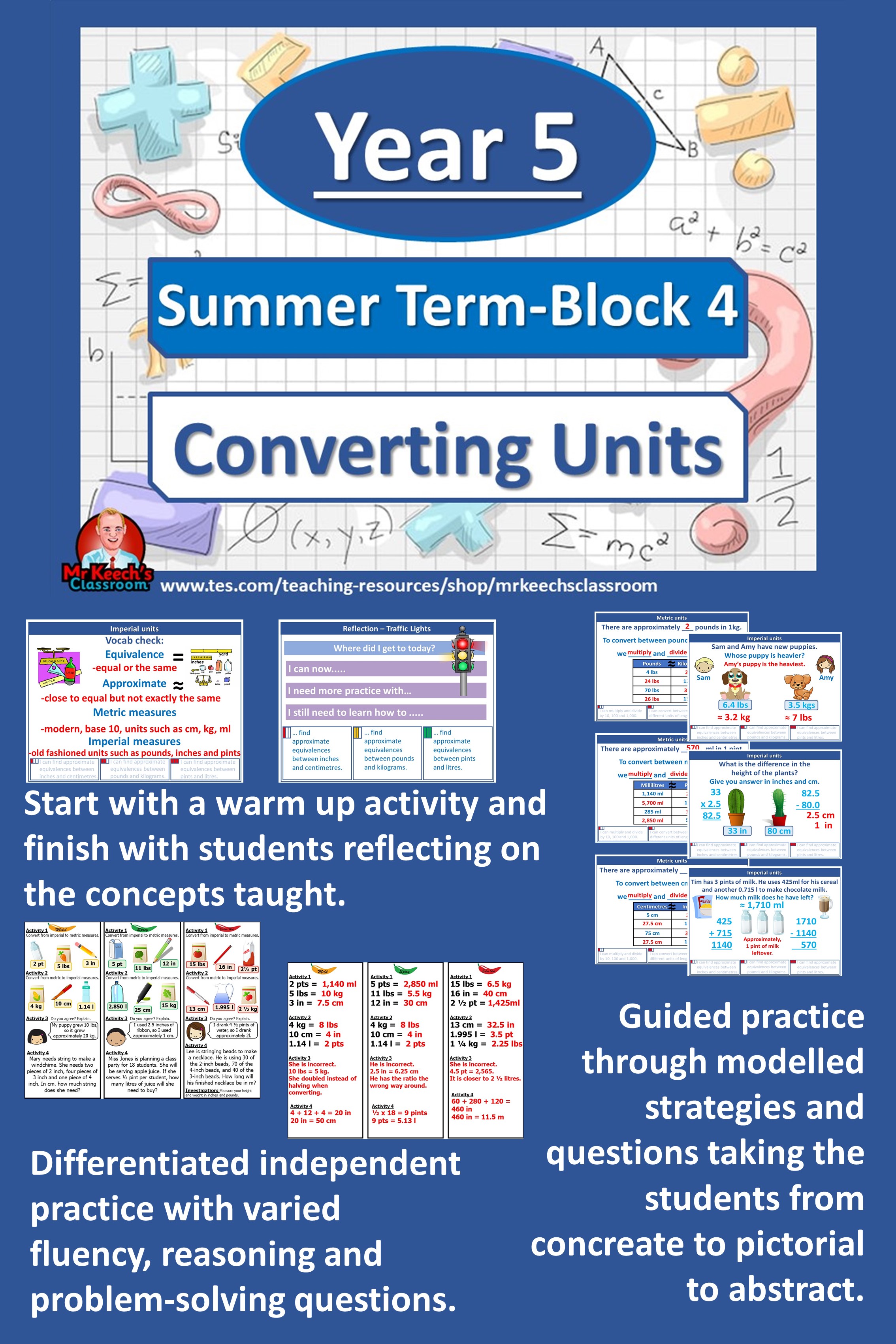 Year 5 – Converting Units - Timetables - White Rose Maths | Teaching ...