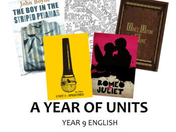 A Year of Units - Year 9 English | Teaching Resources