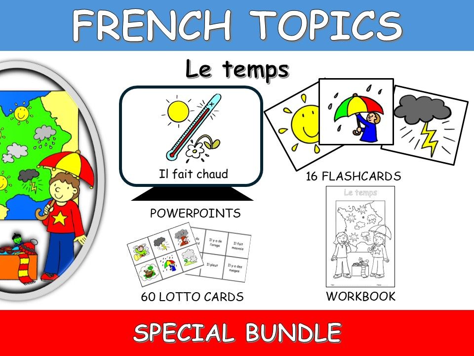French Worksheets: Primary Language Teaching Resources ǀ Tes