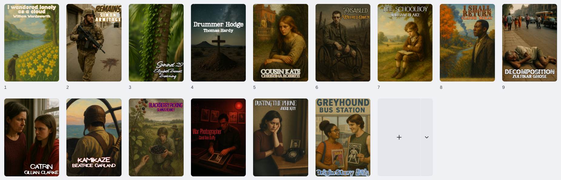 NEW Eduqas Poetry Anthology display posters | Teaching Resources