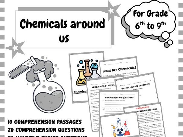 "Chemicals Around Us Science Passages" | Teaching Resources