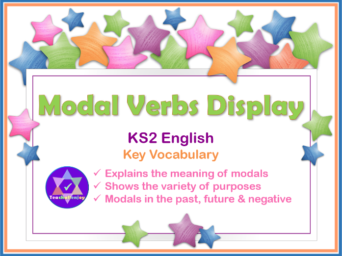 Modal Verbs Display | Teaching Resources