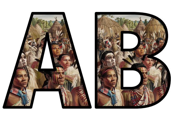 Geography History Indegenious Lettering Set Instant Display Title All ...