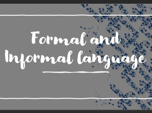 Formal and Informal Language | Teaching Resources