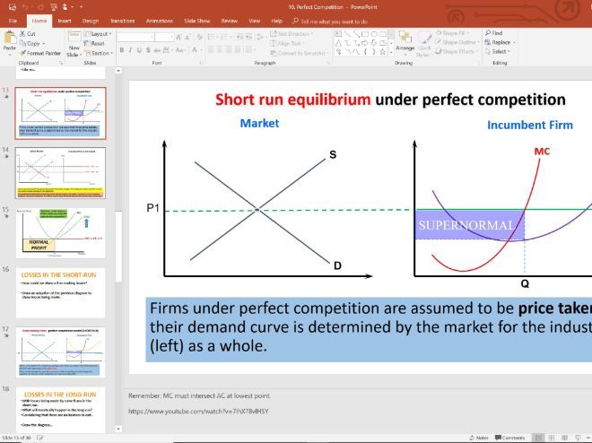10. Perfect Competition (Slides, Activities and Notes) - Edexcel A ...
