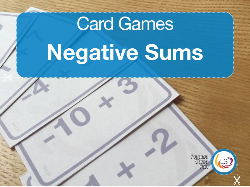 Negative Integers Battle | Card Game | Teaching Resources