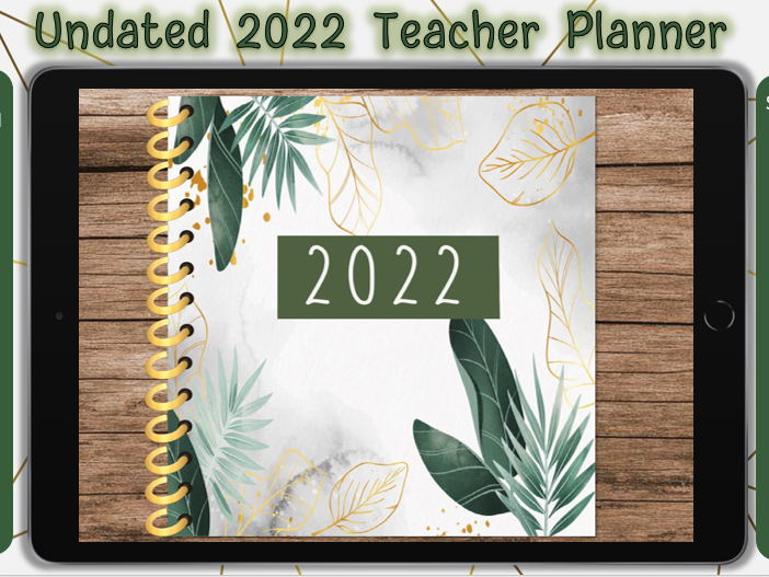 Teacher Planner Digital Teaching Resources
