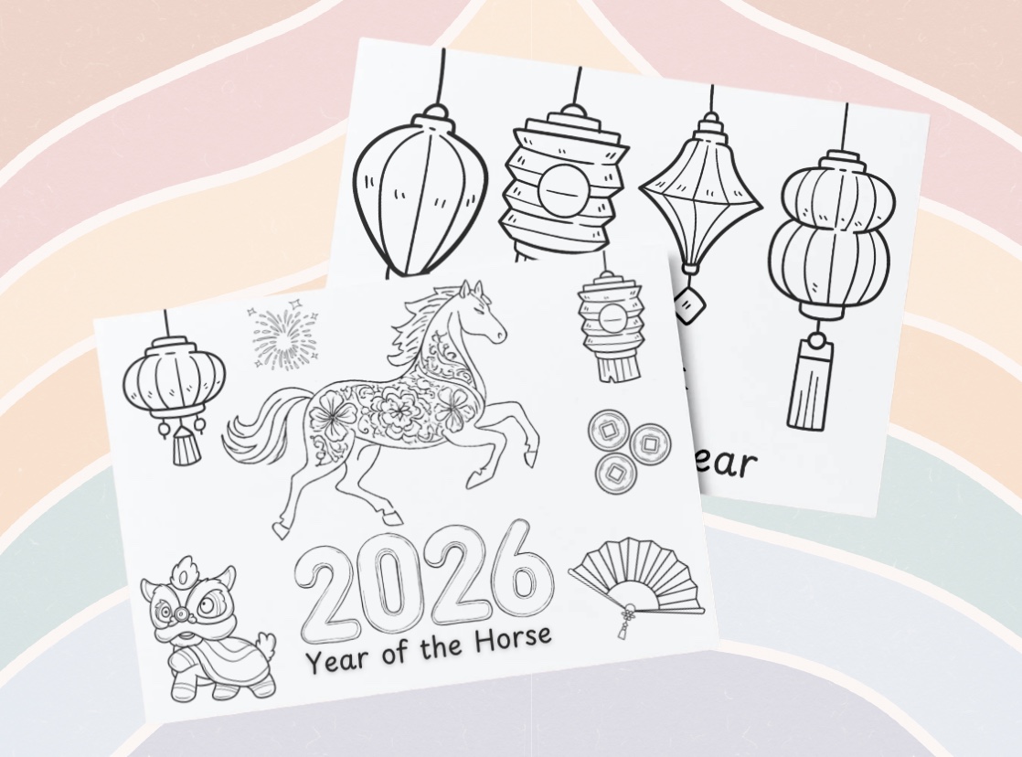 Chinese/Lunar New Year Colouring Pages | Teaching Resources