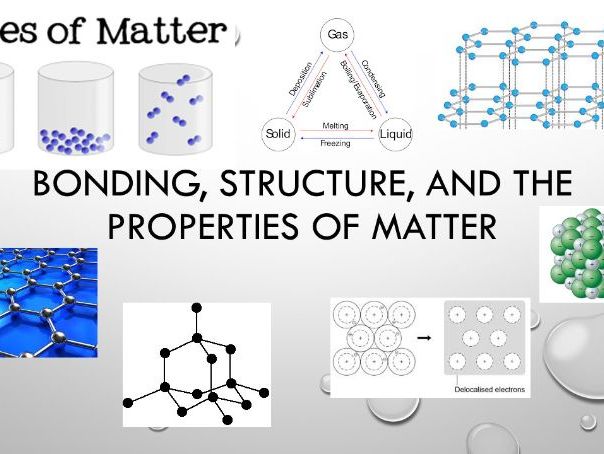 Aqa Chemistry Gcse C2 Bonding Structure And The Properties Of Matter Teaching Resources